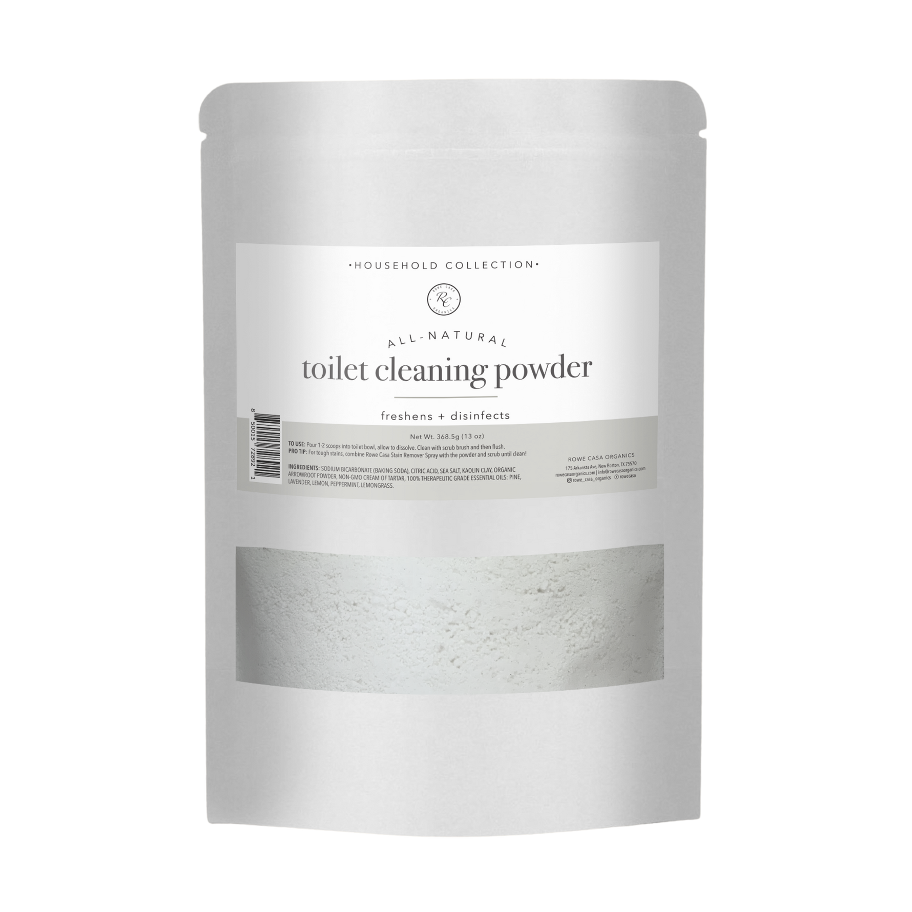 Toilet Cleaning Powder | 13 oz – Rowe Casa Organics