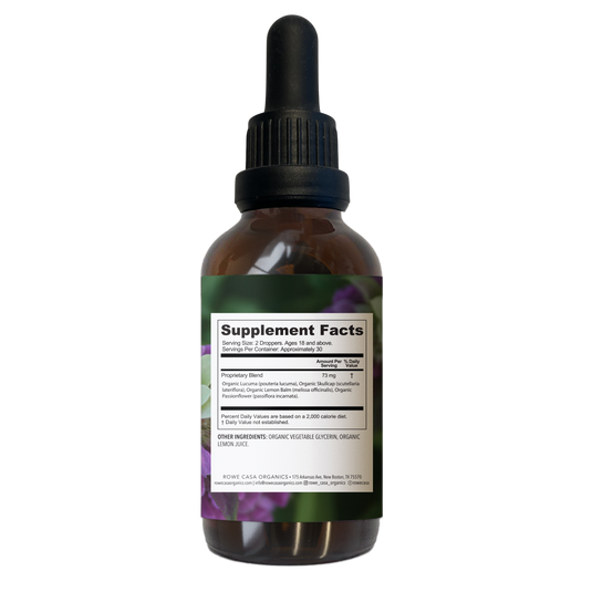 Anxiety Support Tincture | 2 oz – Rowe Casa Organics